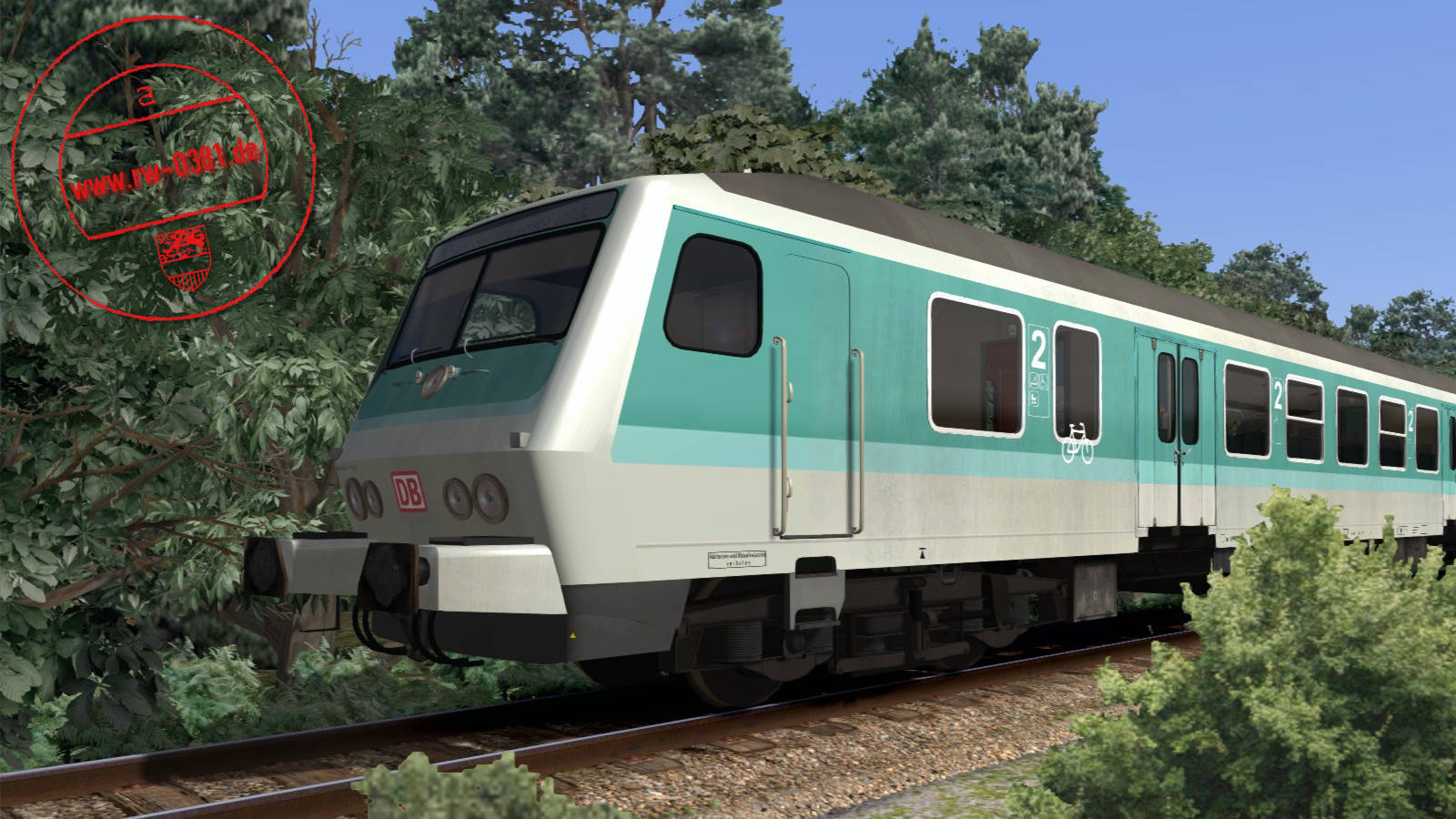 Just Trains - 3DZUG ABy, Byu, Bybdzf (Mint Green)