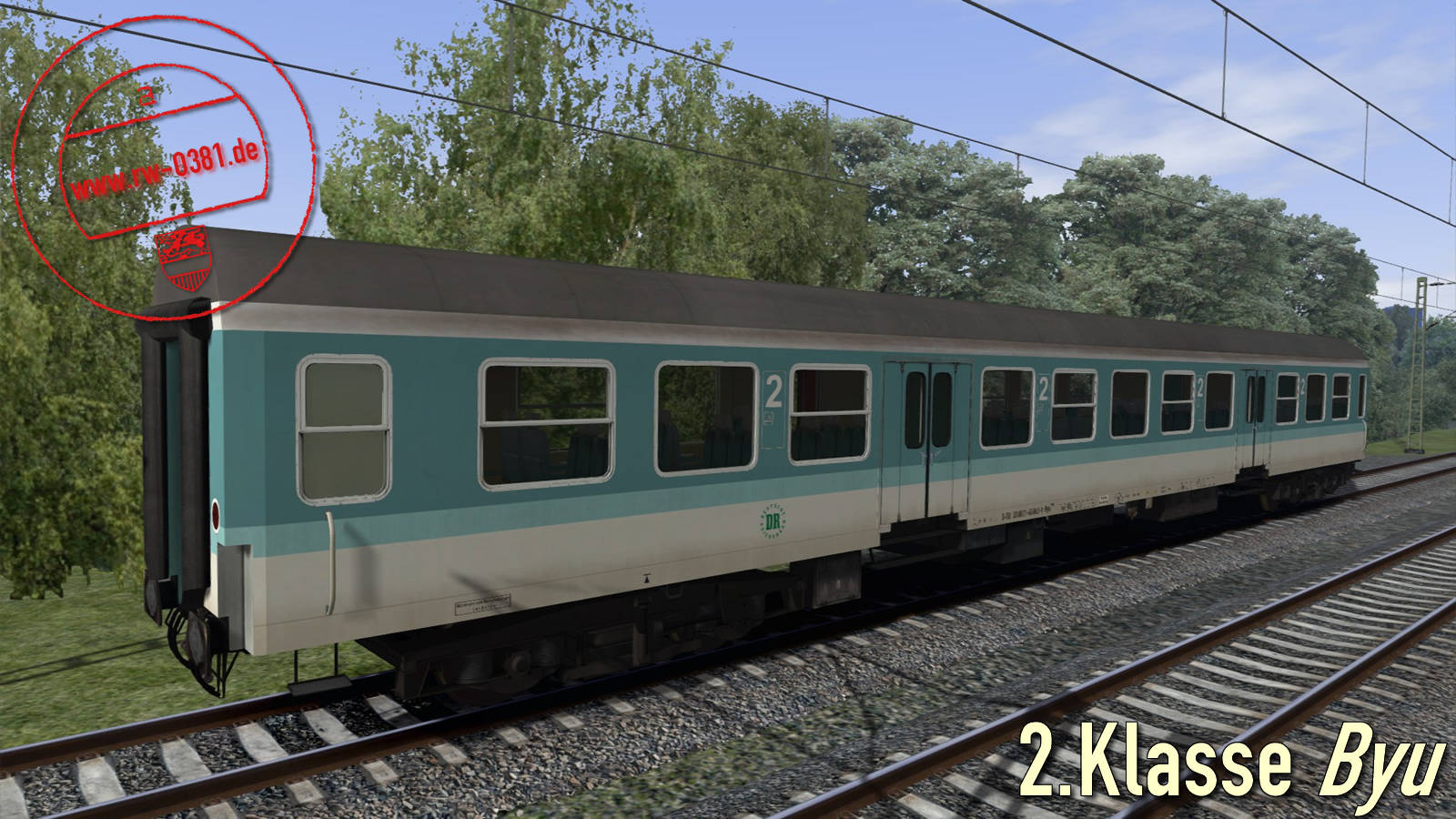 Just Trains - 3DZUG ABy, Byu, Bybdzf (Mint Green)