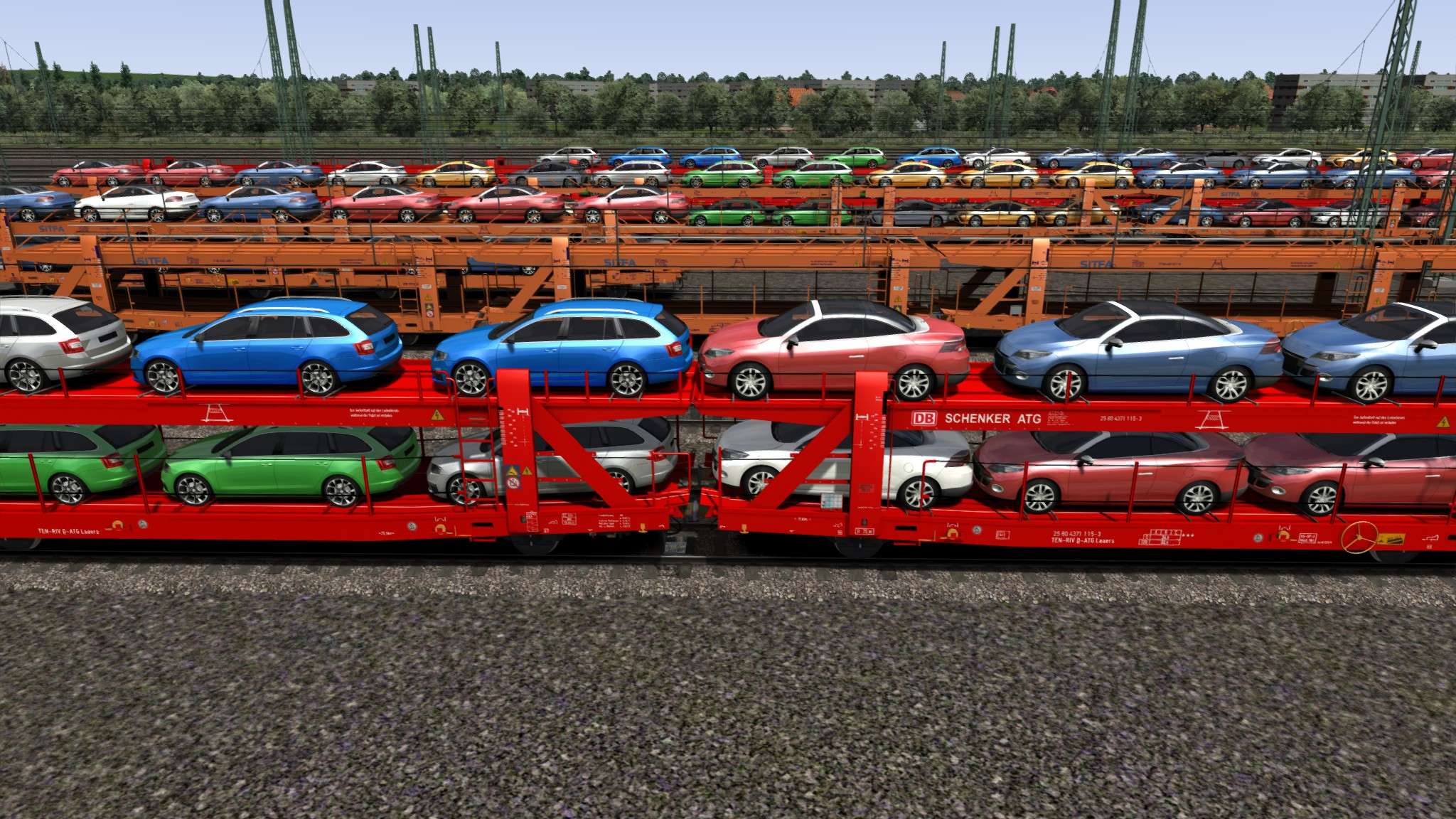 Just Trains - 3DZUG Car Transporter Mega Pack
