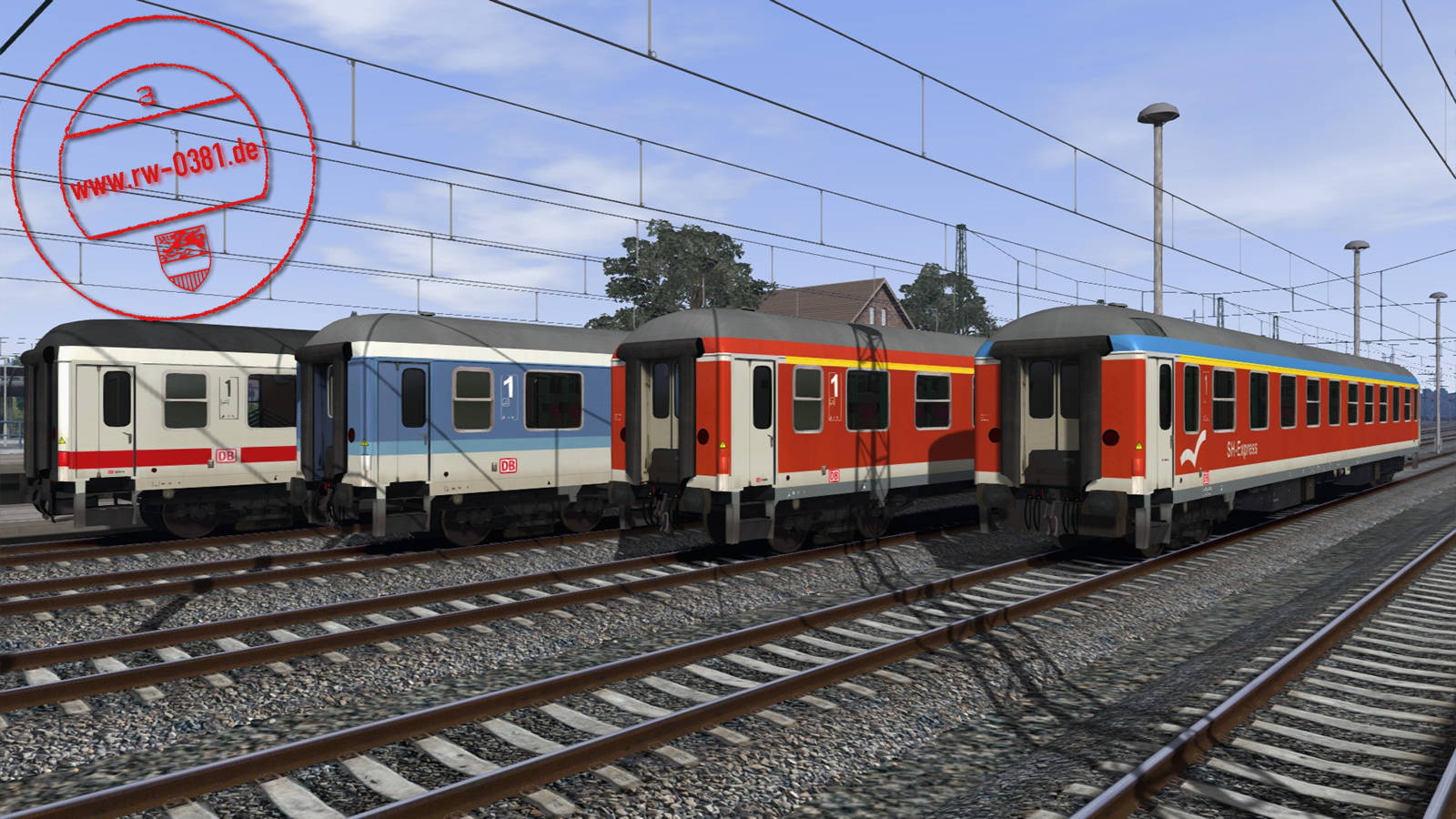 Just Trains - 3DZUG Compartment Coaches Aimz 261