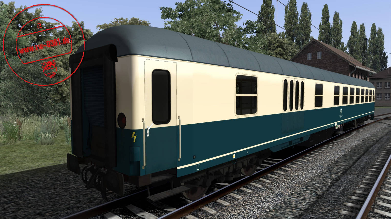 Just Trains - 3D ZUG DB Coaches Blue
