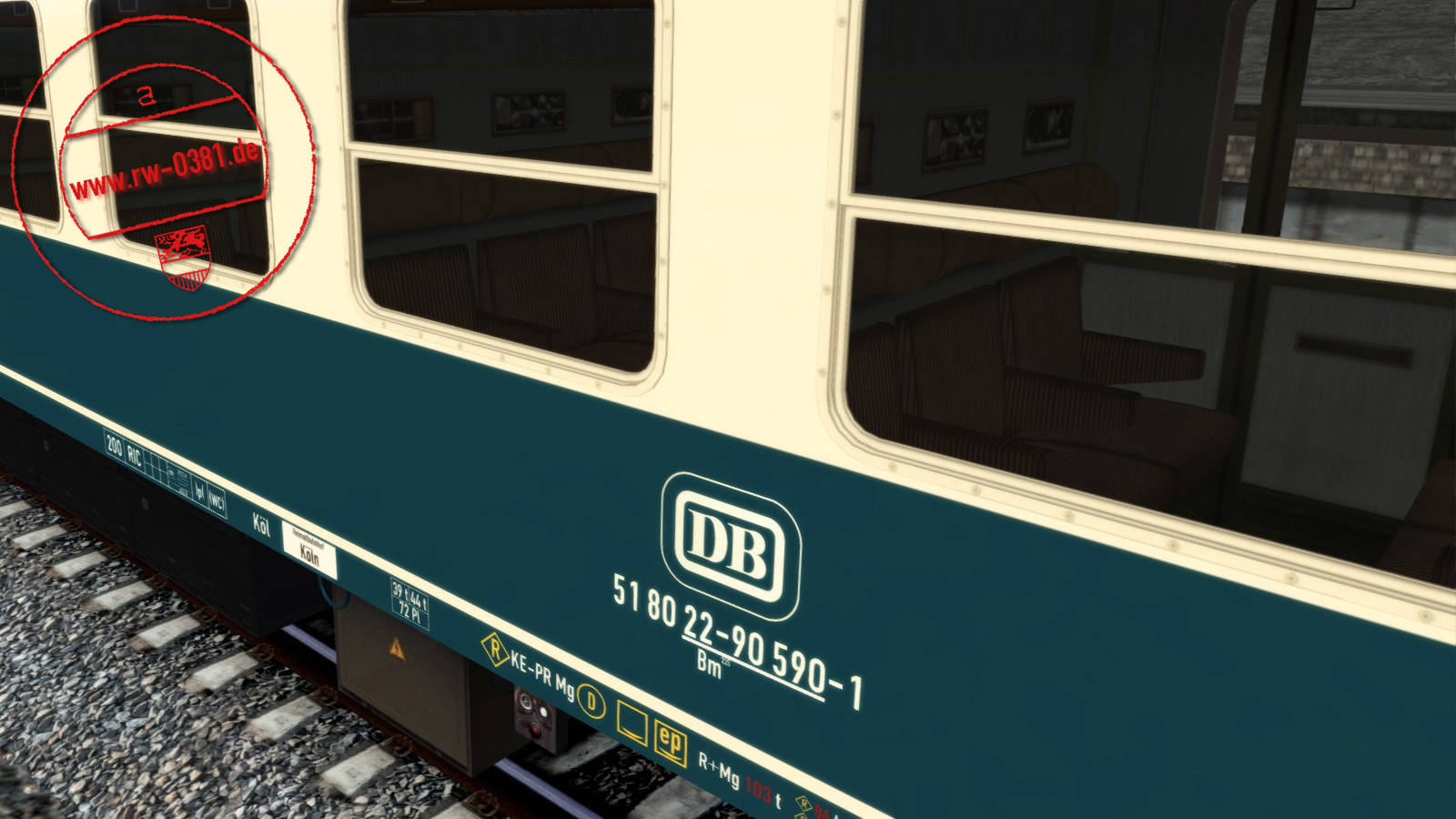 Just Trains - 3DZUG DB Coaches Blue