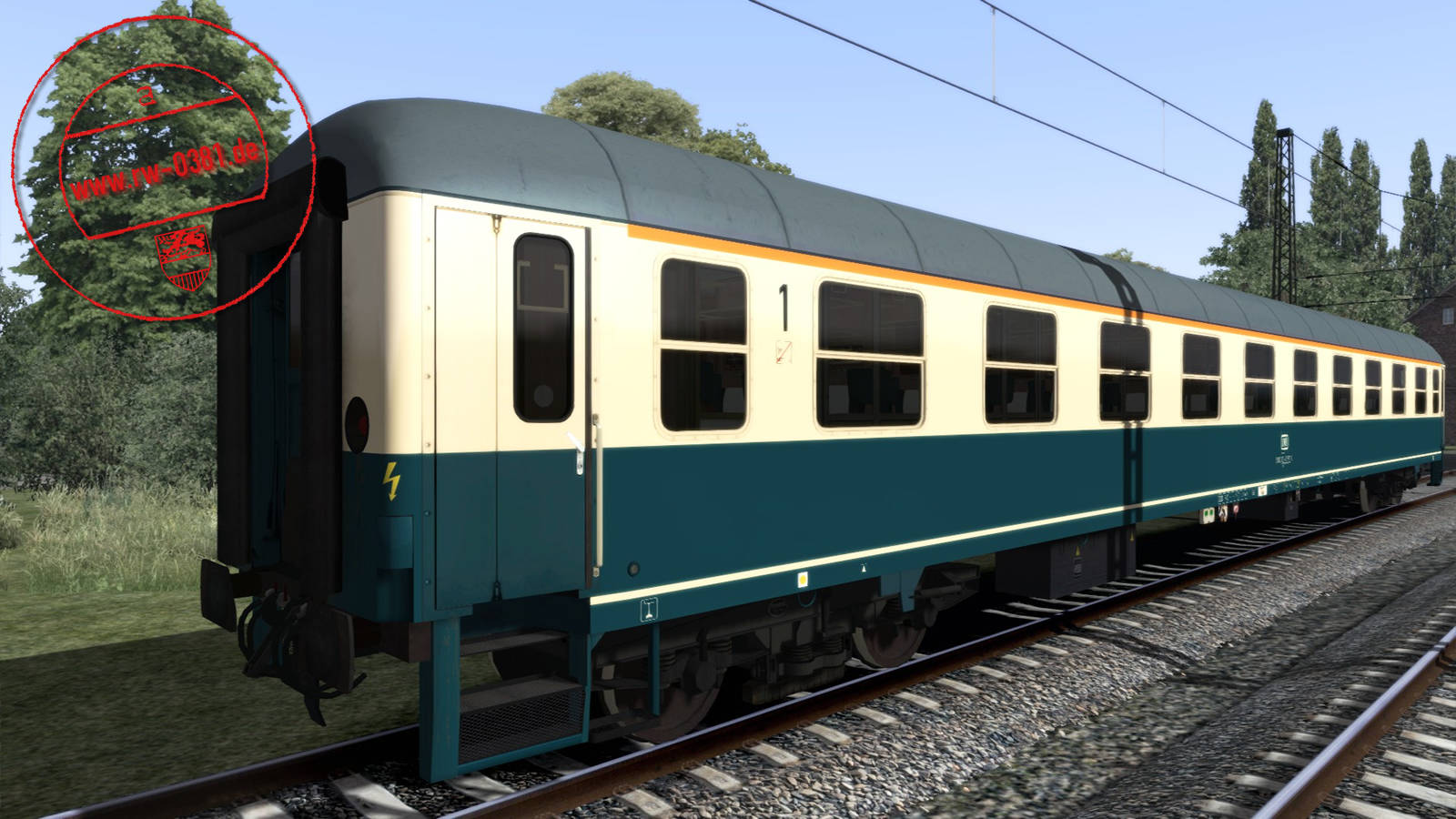 Just Trains - 3DZUG DB Coaches Blue