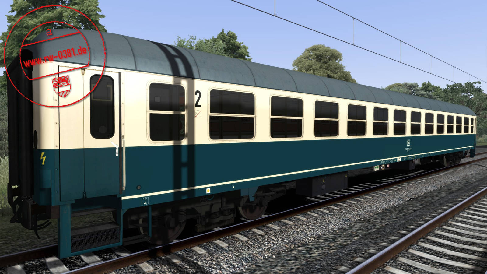 Just Trains - 3D ZUG DB Coaches Blue