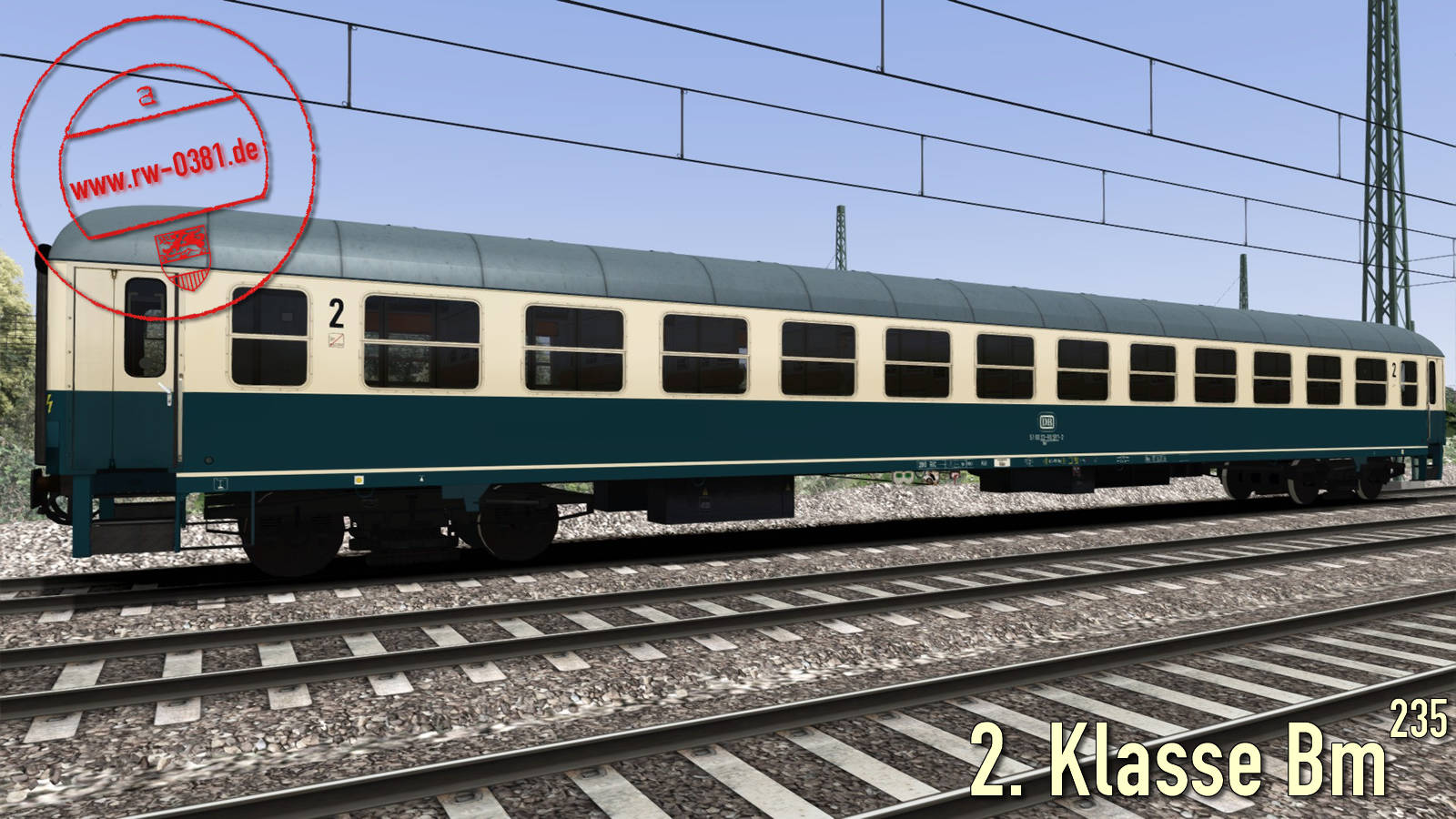 Just Trains - 3DZUG DB Coaches Blue