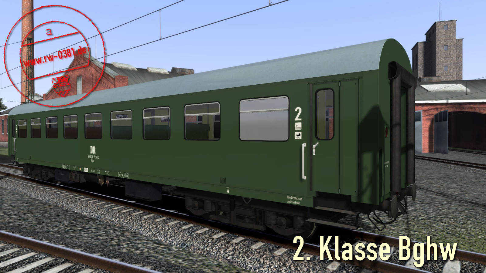 Just Trains - 3D ZUG DB Passenger Coaches Bghw & BDghw