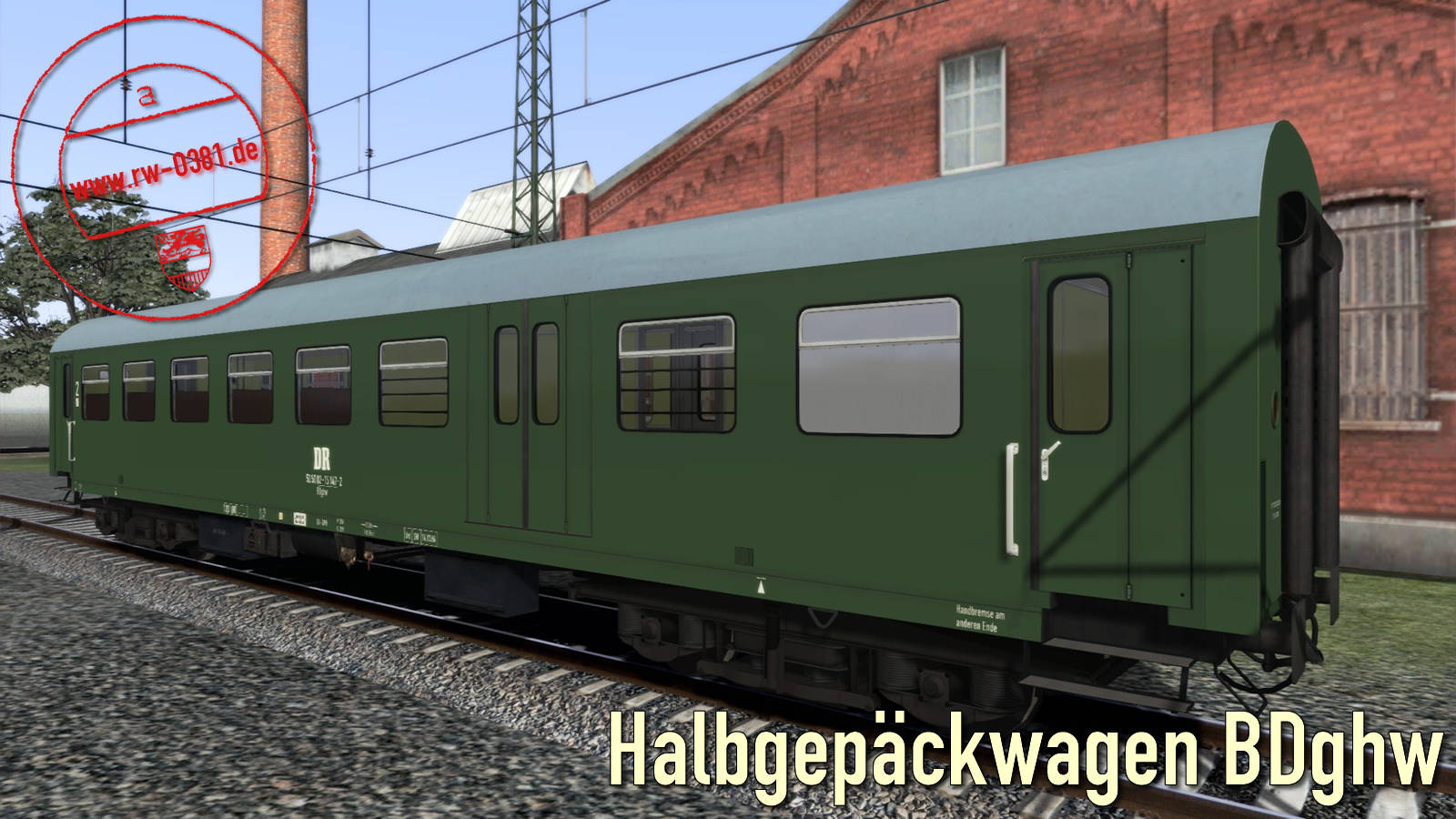 Just Trains - 3D ZUG DB Passenger Coaches Bghw & BDghw