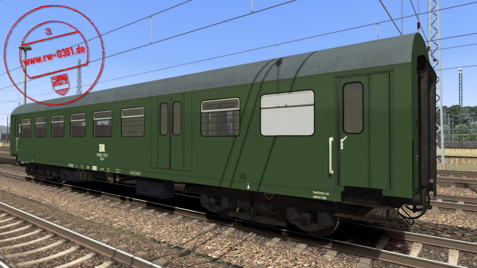 Just Trains - 3D ZUG DB Passenger Coaches Bghw & BDghw