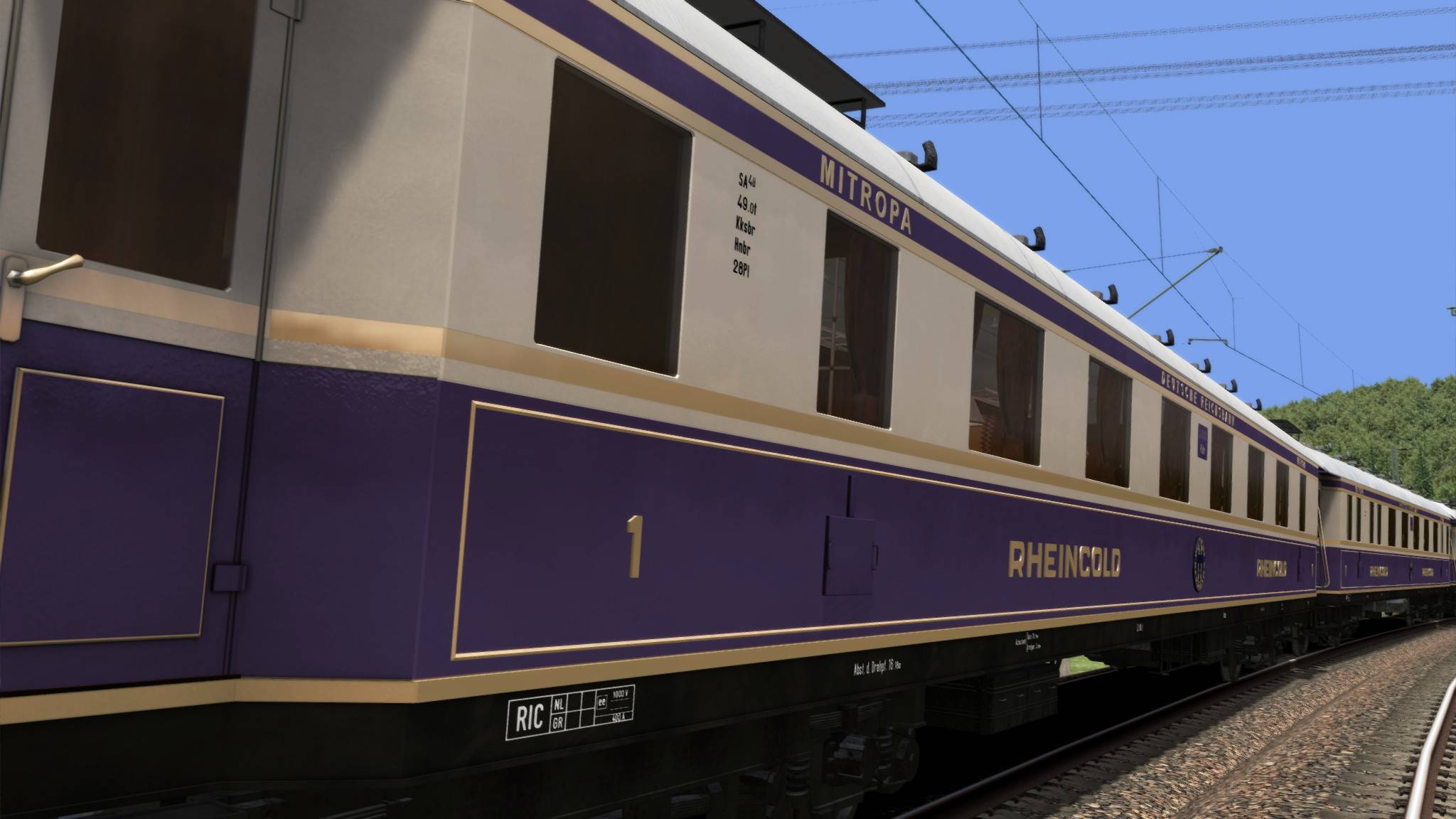 Just Trains - 3D ZUG Rheingold 1928 Platinum Edition
