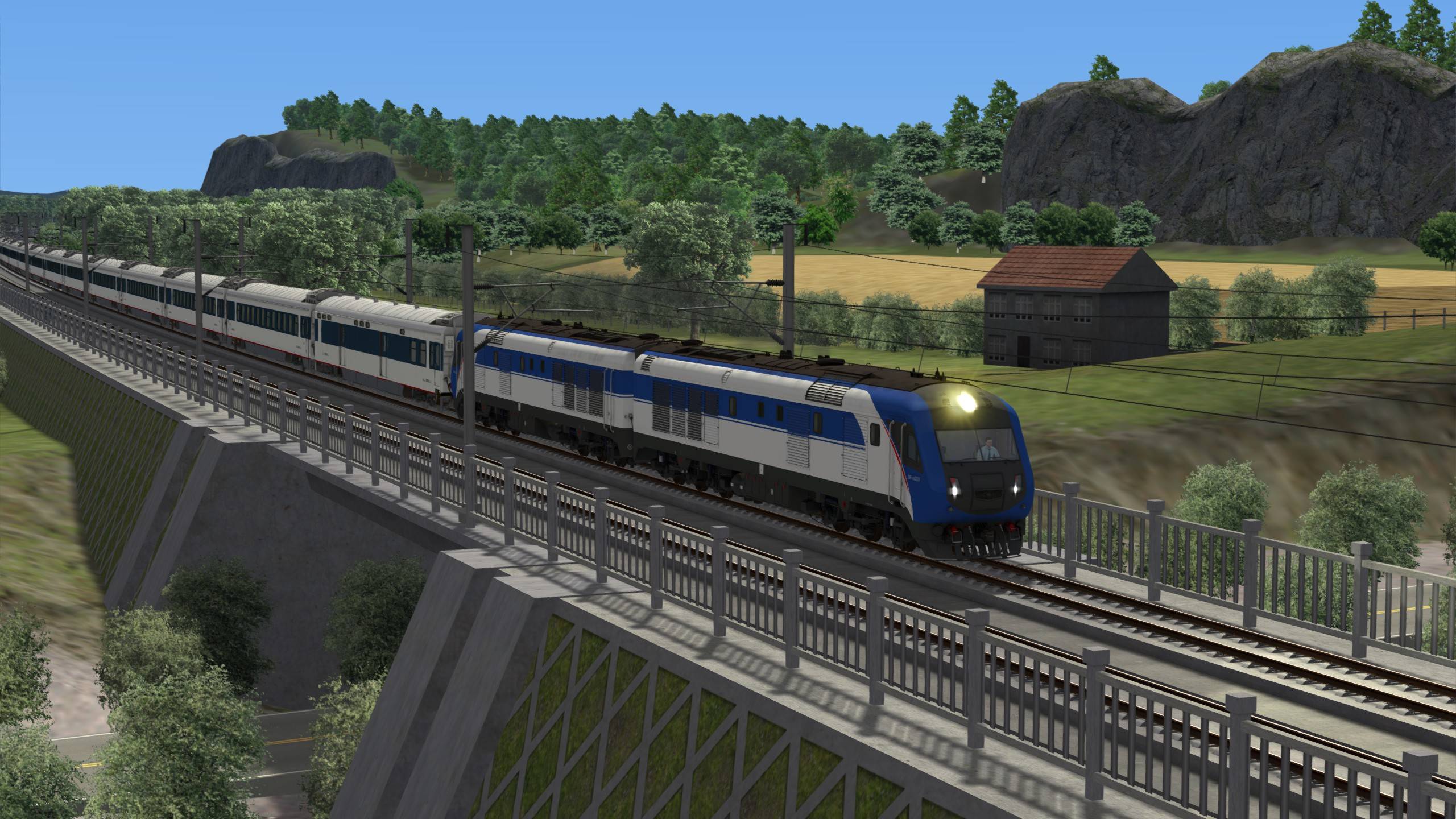 Just Trains - China Railways DF11G Twin-Unit Diesel Locomotive & 25T ...