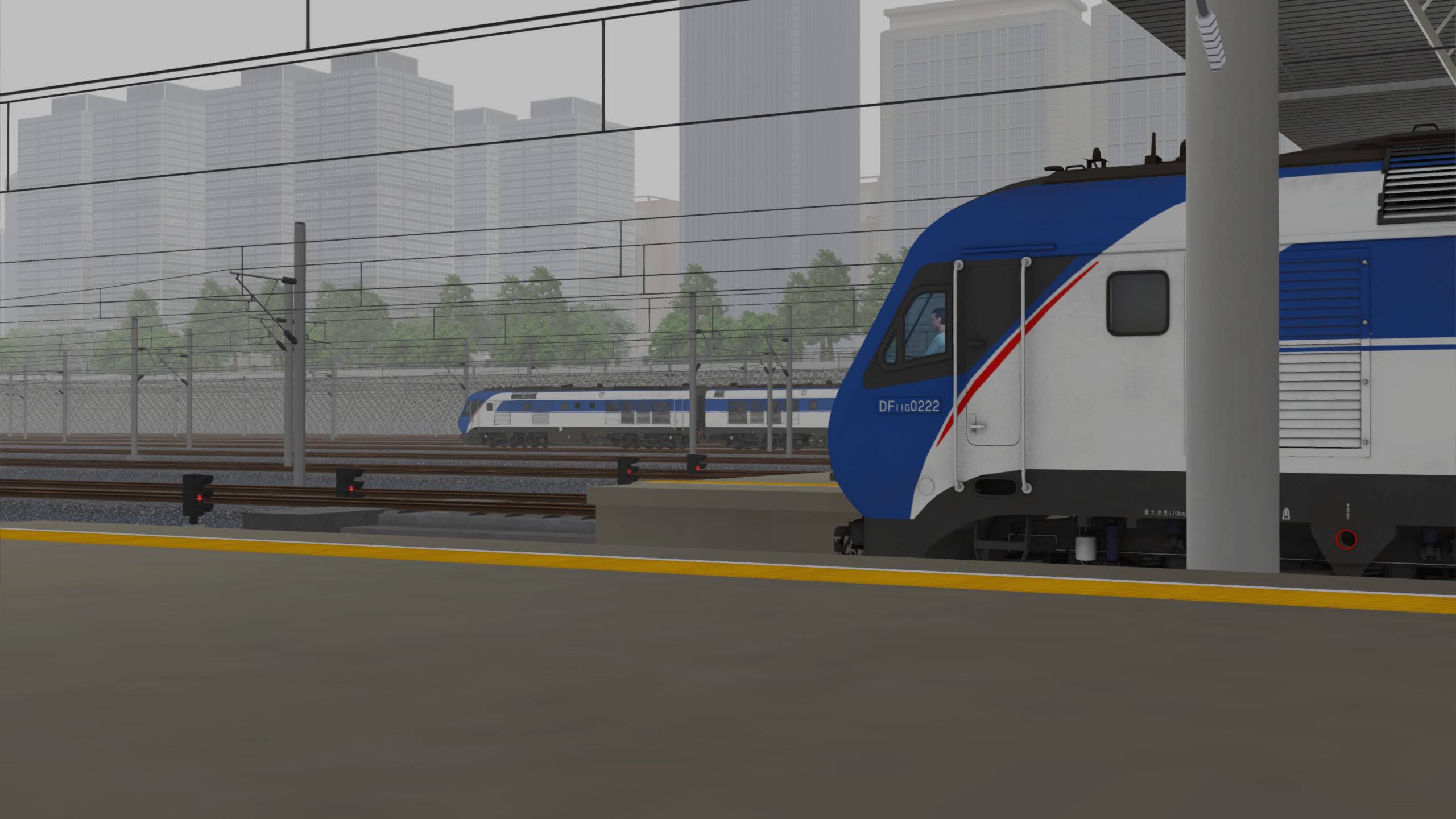 Just Trains - China Railways DF11G Twin-Unit Diesel Locomotive & 25T ...