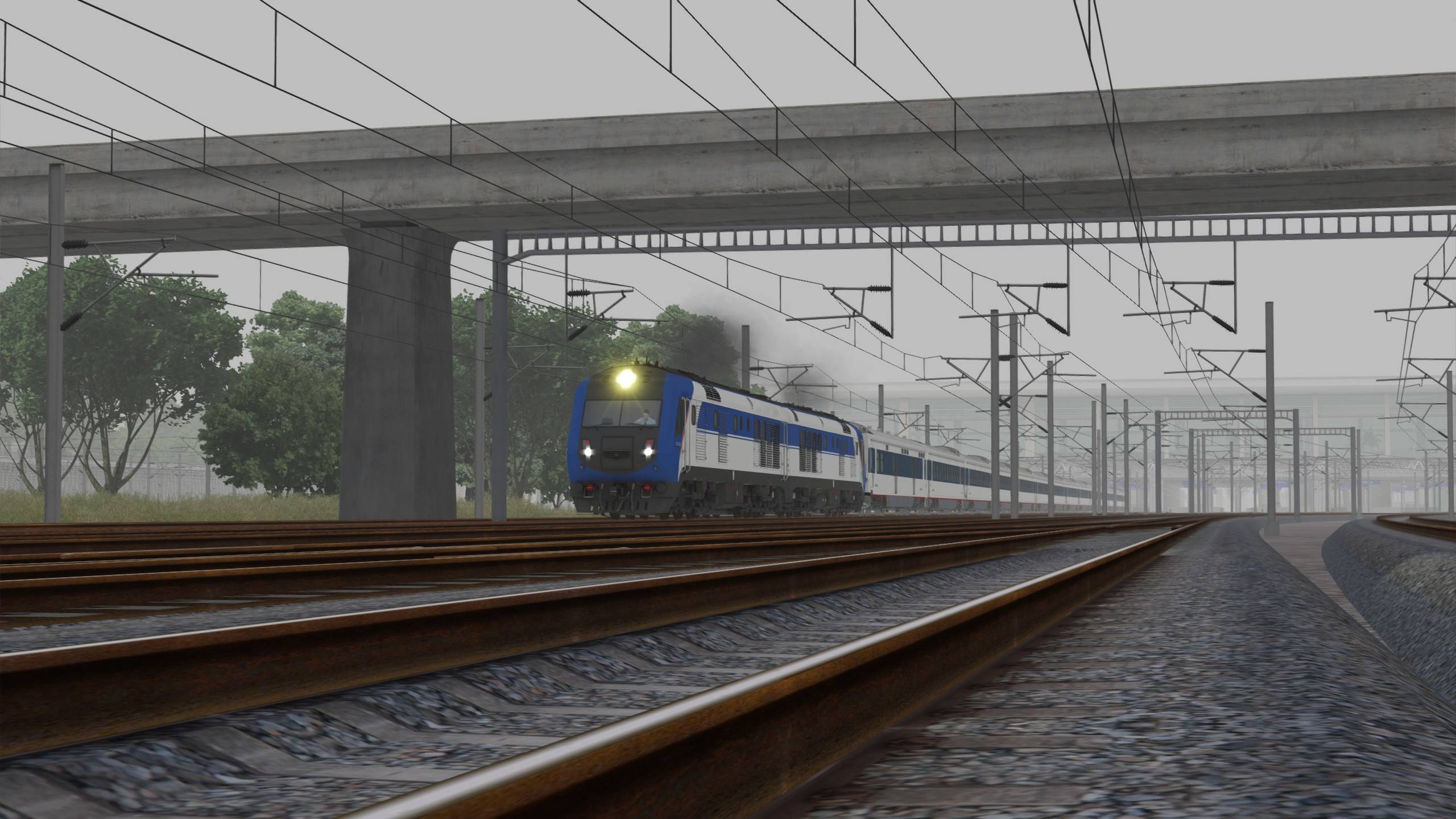 Just Trains - China Railways DF11G Twin-Unit Diesel Locomotive & 25T Series Coaches