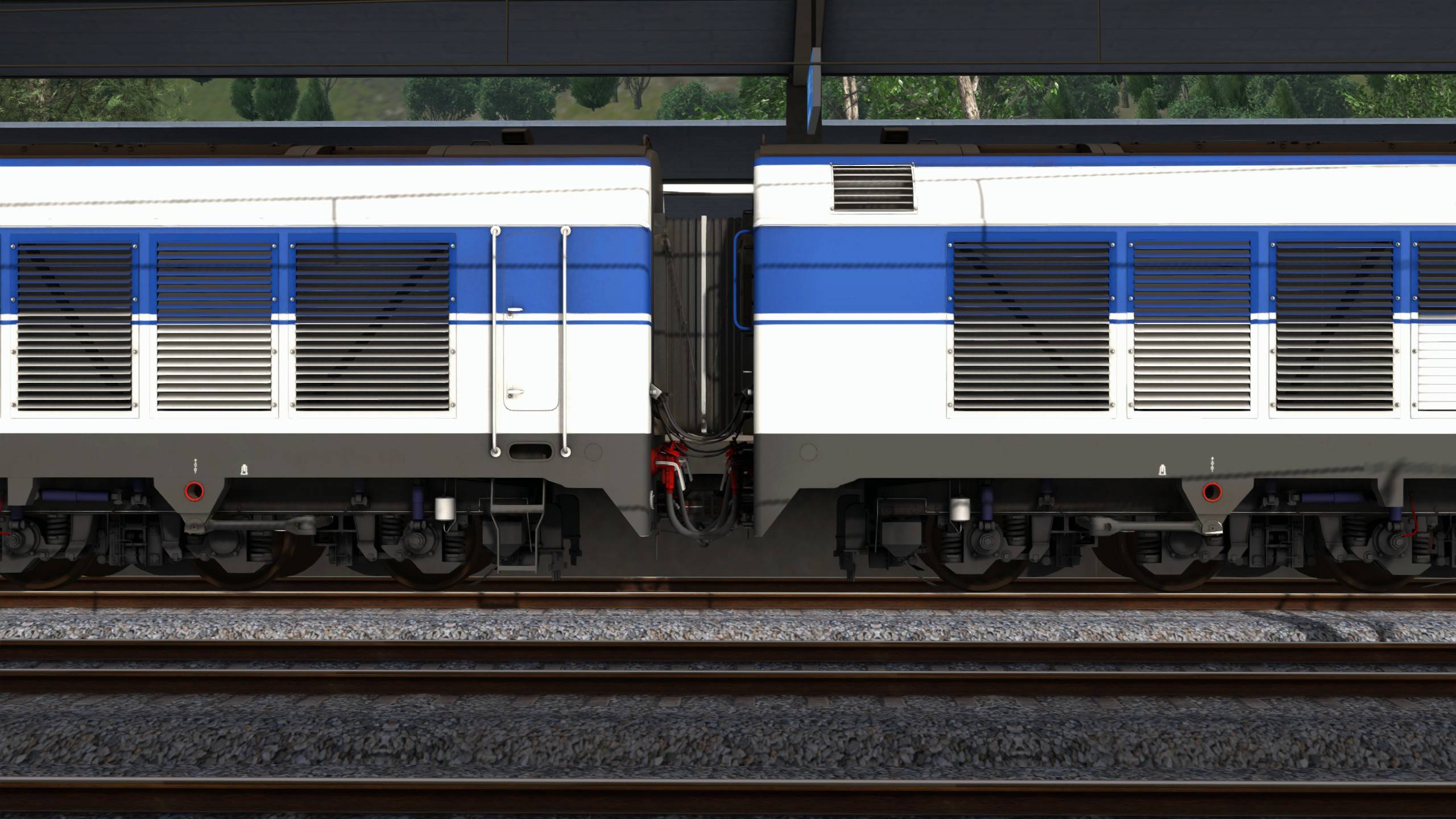 Just Trains - China Railways DF11G Twin-Unit Diesel Locomotive & 25T Series Coaches