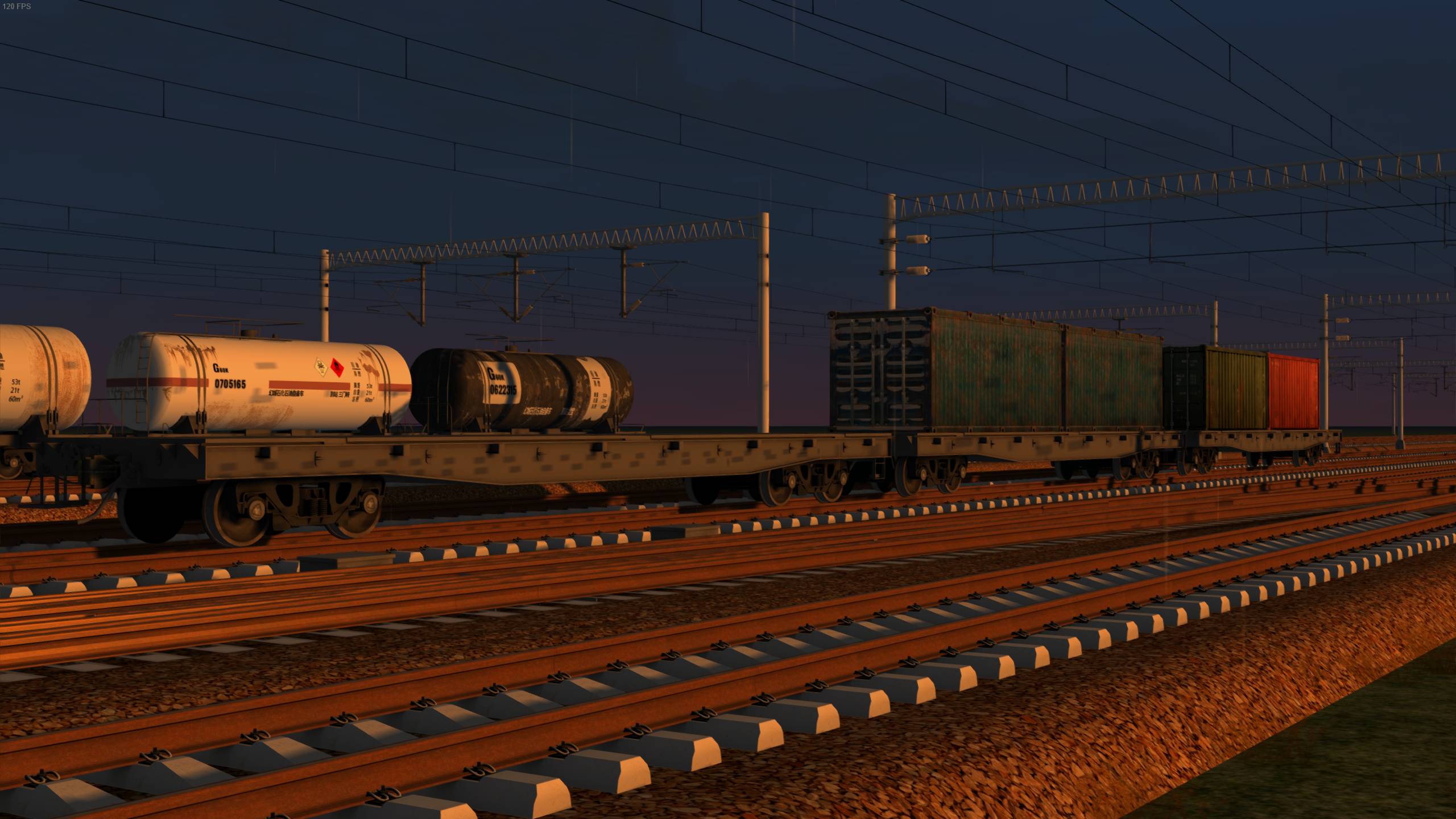 Just Trains - China Railways HXD1 Locomotive - Heavy Haul Freight Pack