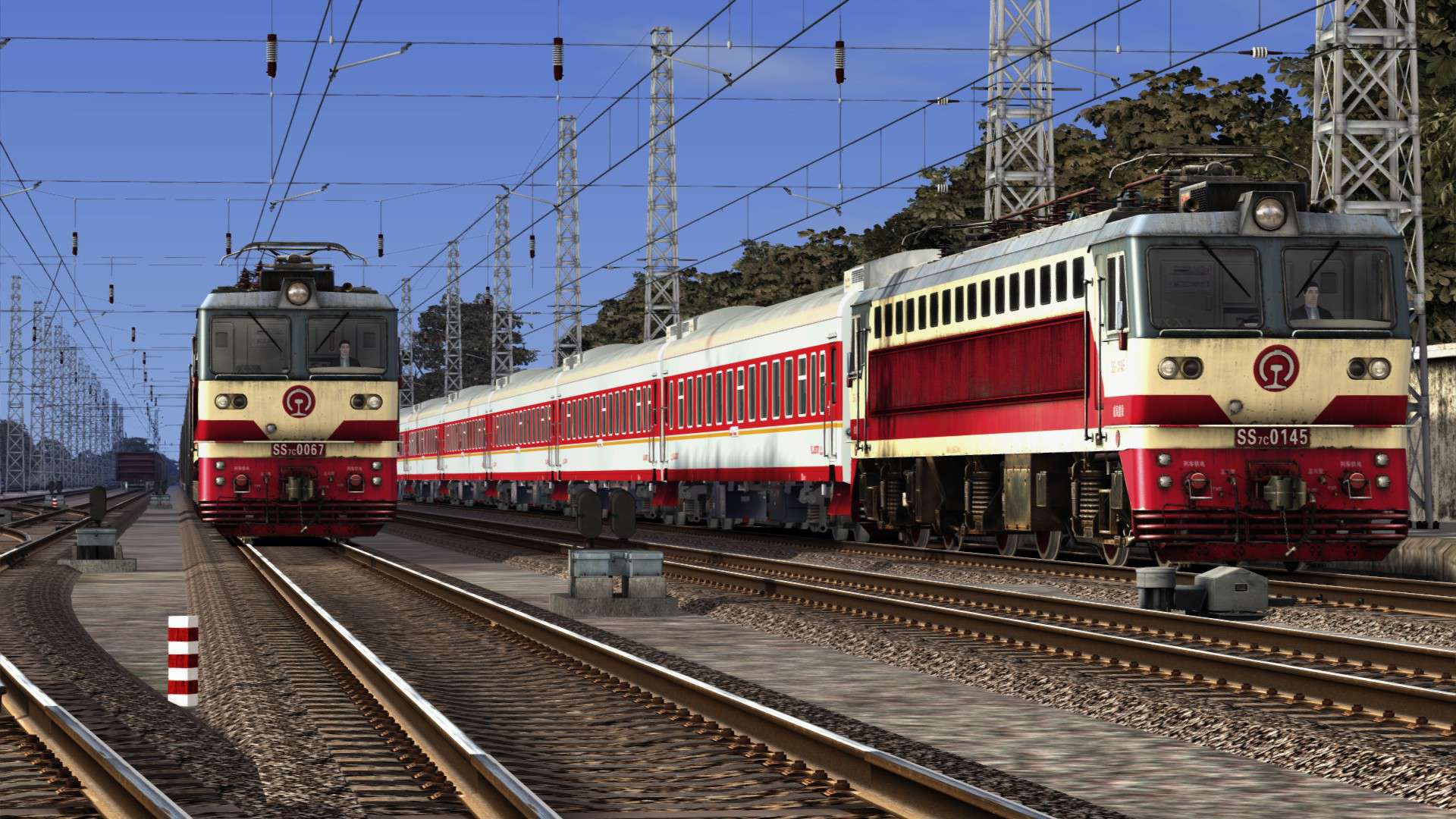 Just Trains - China Railways SS7C Electric Locomotive + ChengYu Part 2 ...