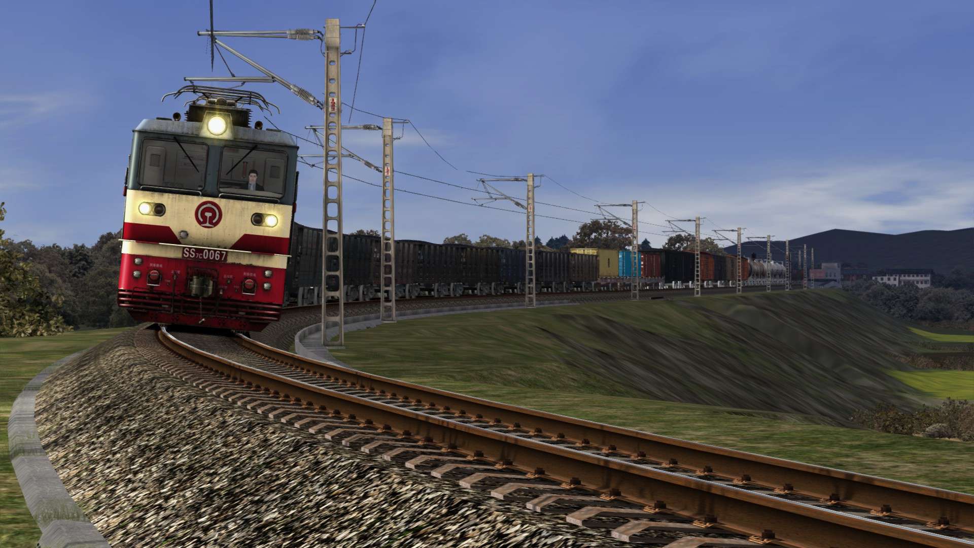 Just Trains - China Railways SS7C Electric Locomotive + ChengYu Part 2 ...