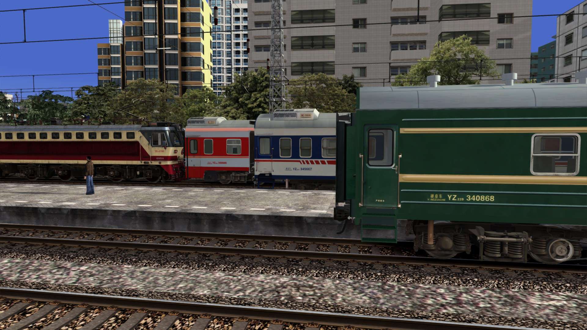 Just Trains - China Railways SS7C Electric Locomotive + ChengYu Part 2 ...