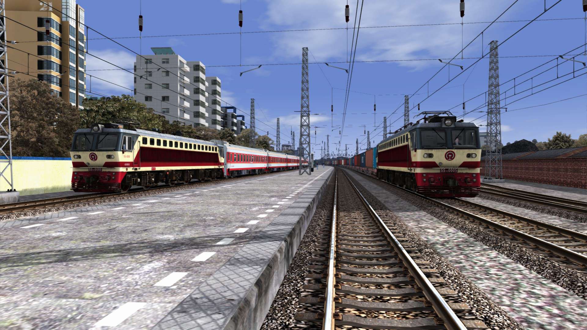 Just Trains - China Railways SS7C Electric Locomotive + ChengYu Part 2 ...