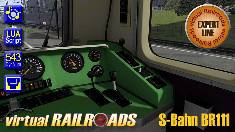 Just Trains - Virtual Railroads DB BR111 S-Bahn Expert-Line