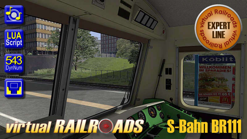 Just Trains - Virtual Railroads DB BR111 S-Bahn Expert-Line
