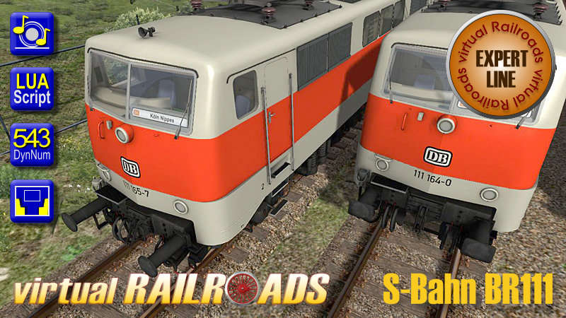 Just Trains - Virtual Railroads DB BR111 S-Bahn Expert-Line