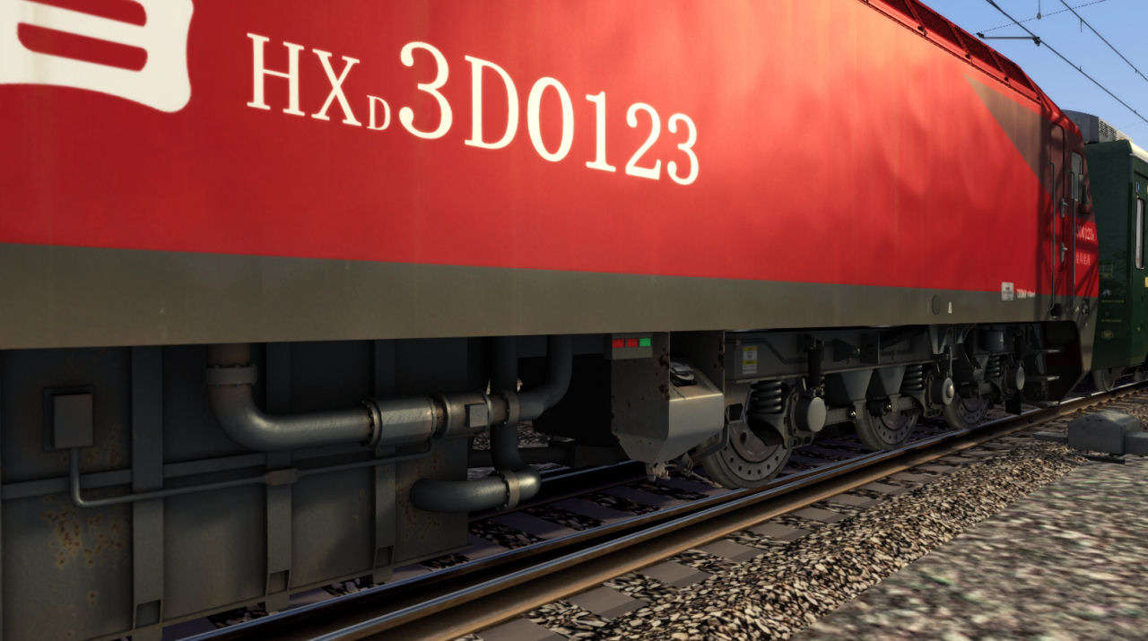 Just Trains - China Railways HXD3D Electric Locomotive + ChengYu Part 2 ...