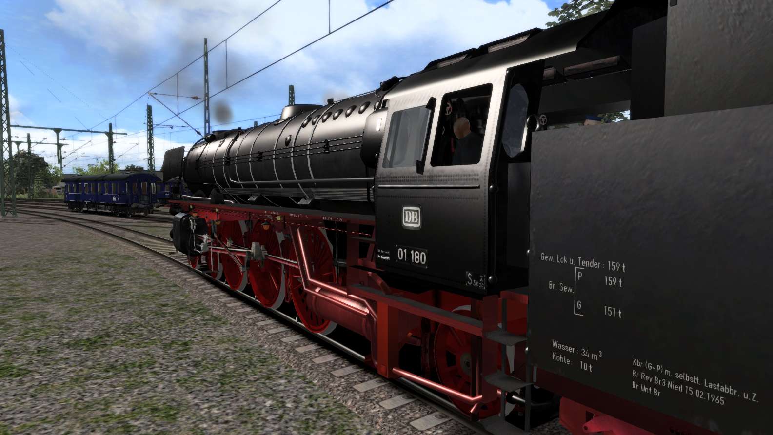 Just Trains - Romantic Railroads German BR 01 Class Reboilered