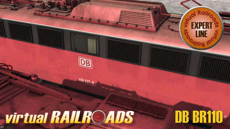 Just Trains - Virtual Railroads DB BR110 Expert Line Orient Red