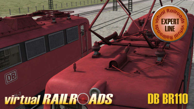Just Trains - Virtual Railroads DB BR110 Expert Line Orient Red