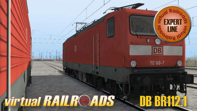 Just Trains - Virtual Railroads DB BR112.1 Expert Line Traffic Red