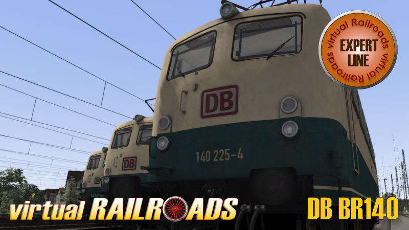 Just Trains - Virtual Railroads DB BR140 Expert Line Blue-Beige