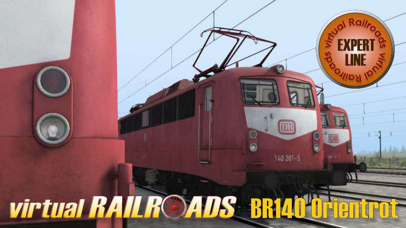Just Trains - Virtual Railroads DB BR140 Expert Line Orient Red