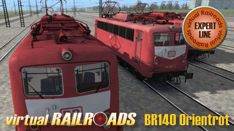Just Trains - Virtual Railroads DB BR140 Expert Line Orient Red