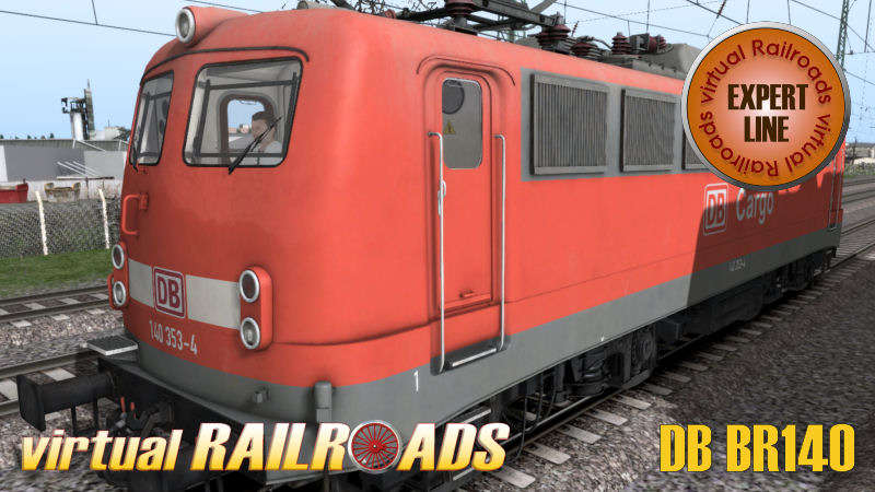 Just Trains - Virtual Railroads DB BR140 Expert Line Traffic Red